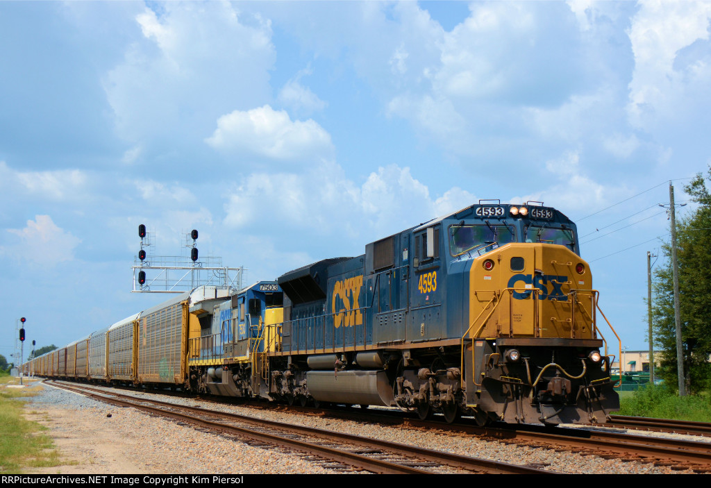 CSX 4593 SD80MAC Q235-19